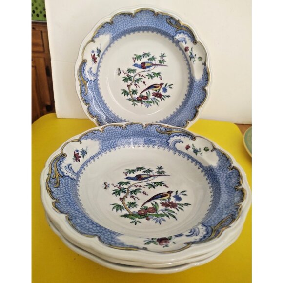 Spode Copeland | Dining | Vintage Rare Copeland Spodes Blue Aviary ...